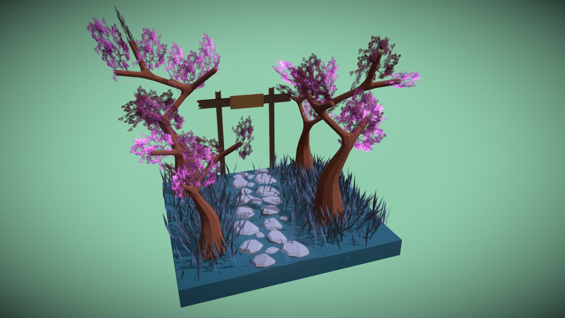 Mystic Path Diorama - 3D model by Aleksander Papadakis (@apapadakis2102 ...