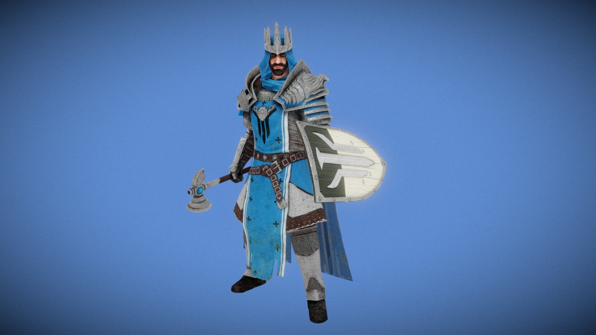 French knight - Buy Royalty Free 3D model by Luna Studio (@StudioLuna ...