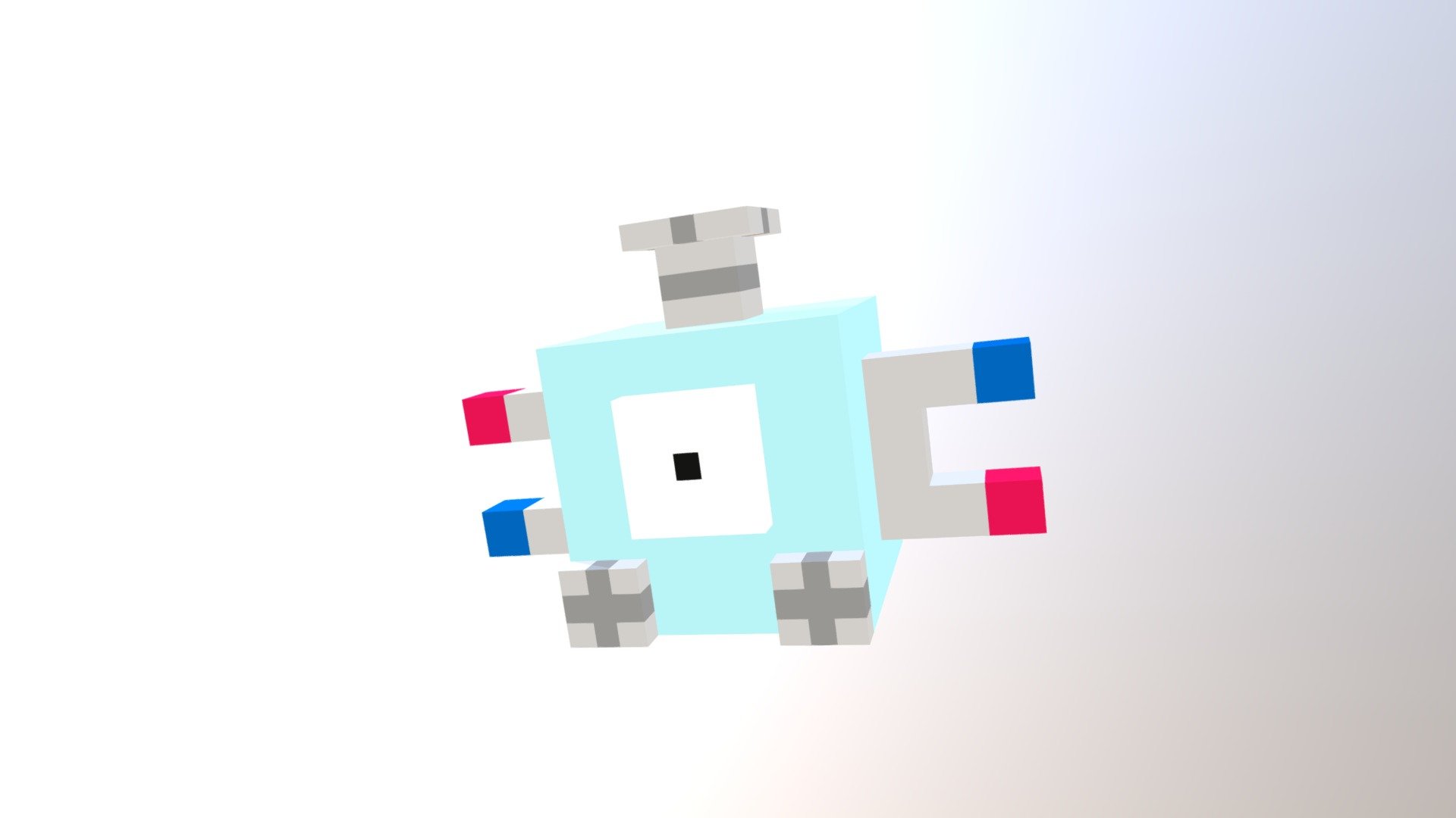 Magnemite - 3D model by thiagoliveira [240cc0d] - Sketchfab