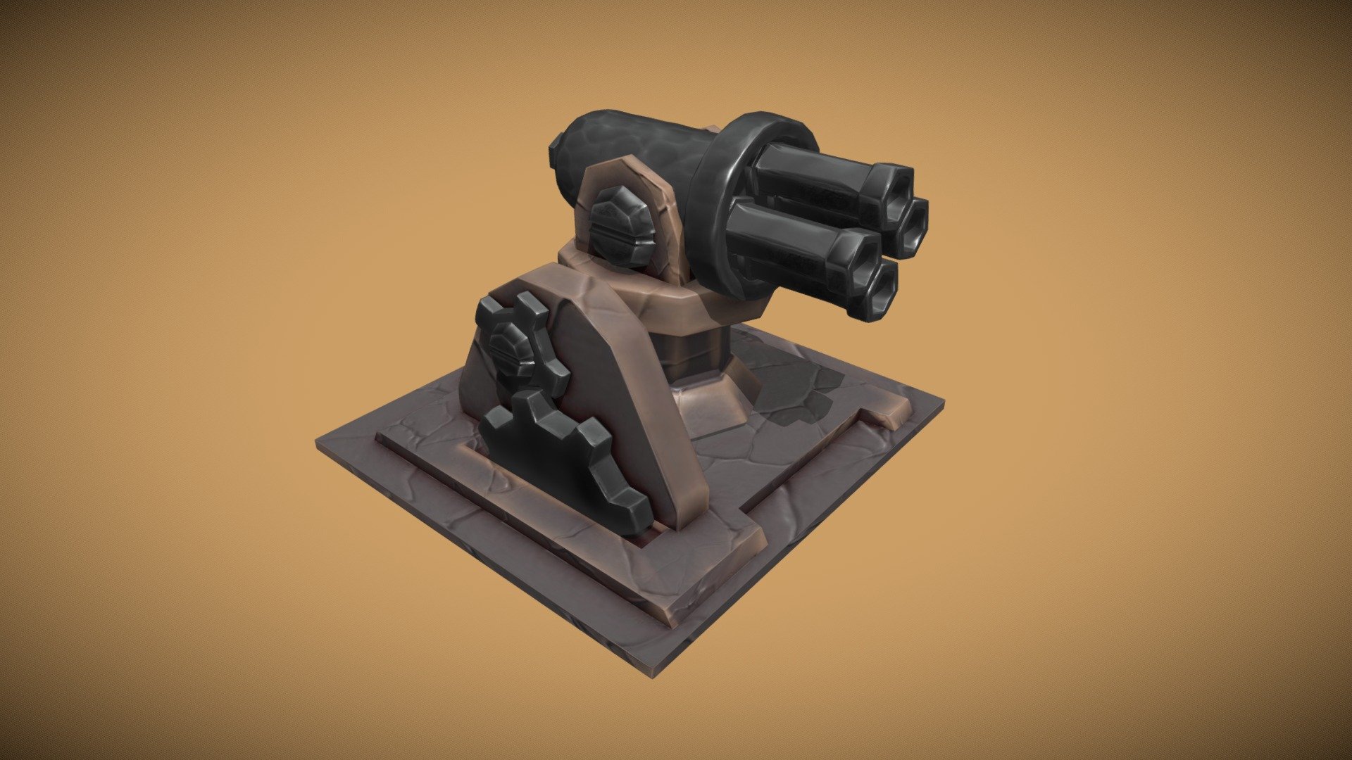 Stylized Cannon - Download Free 3D model by Bara (@baraambara) [240da0f ...