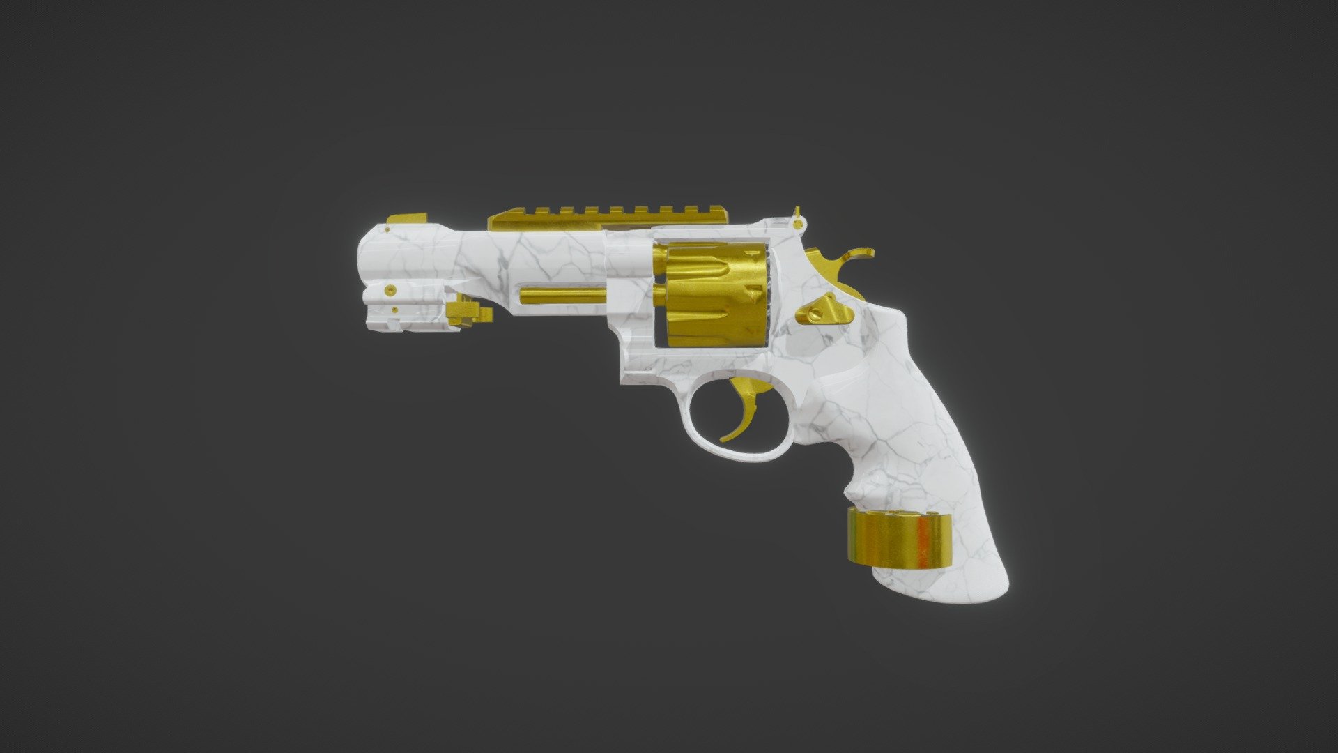 Revolver | Royal Marble - 3D model by ZohdeX [24110e4] - Sketchfab