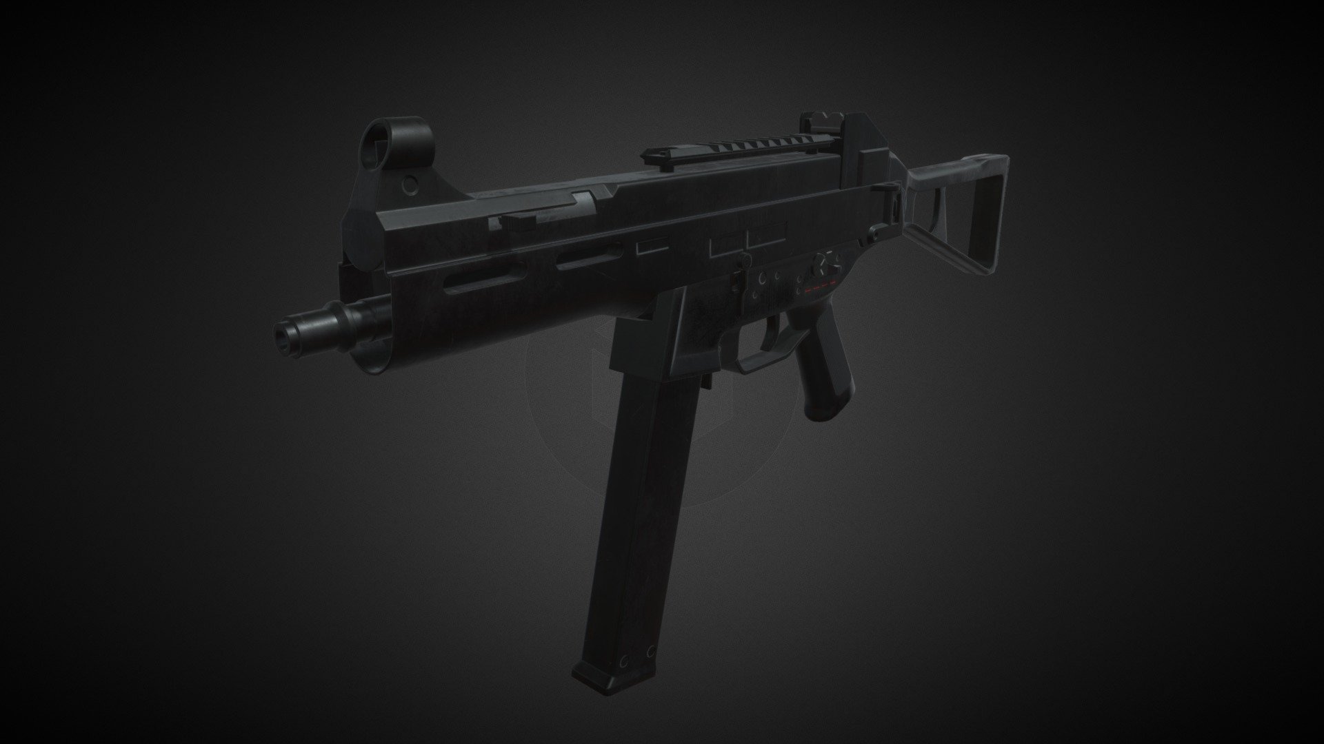 UMP 45 Low Poly - Download Free 3D model by Sergei3D [24115ea] - Sketchfab