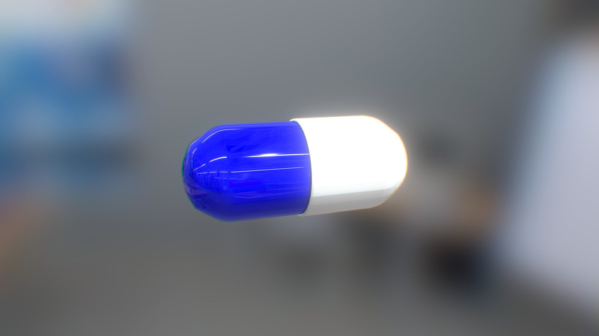 Blue Pill - Download Free 3D model by Just Vy (@just-vy) [2411799] - Sketchfab
