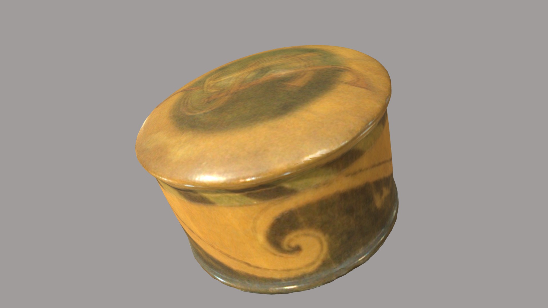Round box made to the design of Archibald Knox - 3D model by ...