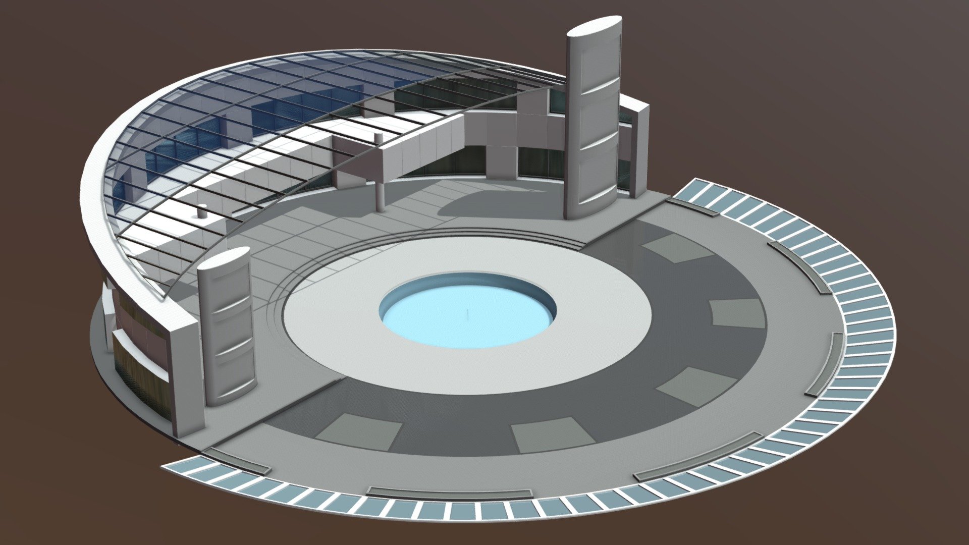 Building Entrance - Download Free 3D model by Giimann [241385c] - Sketchfab