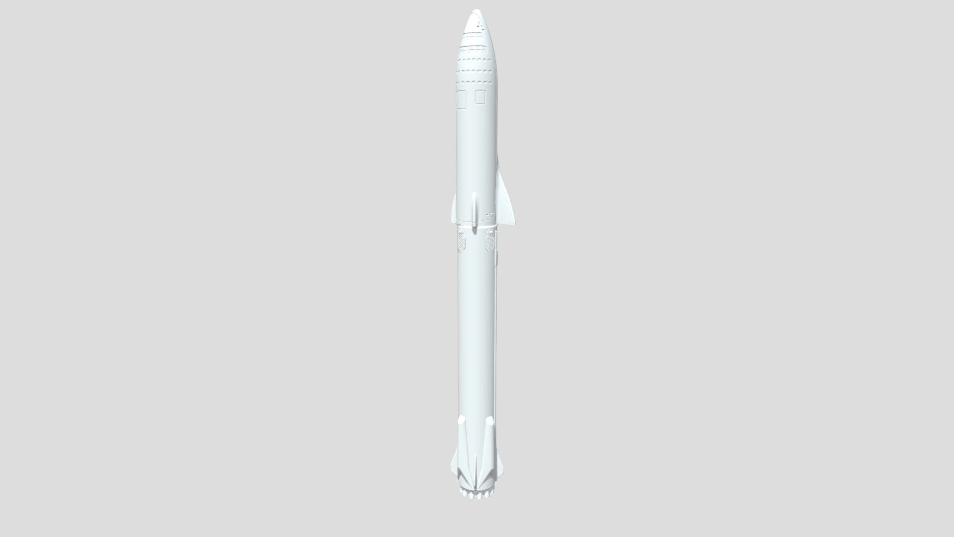 SpaceX BFR Full Stack - Download Free 3D model by AllThingsSpace ...