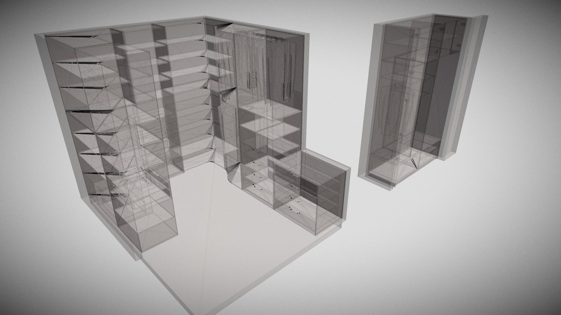 Gardrob1_dxf - 3D model by cadwood [241578c] - Sketchfab