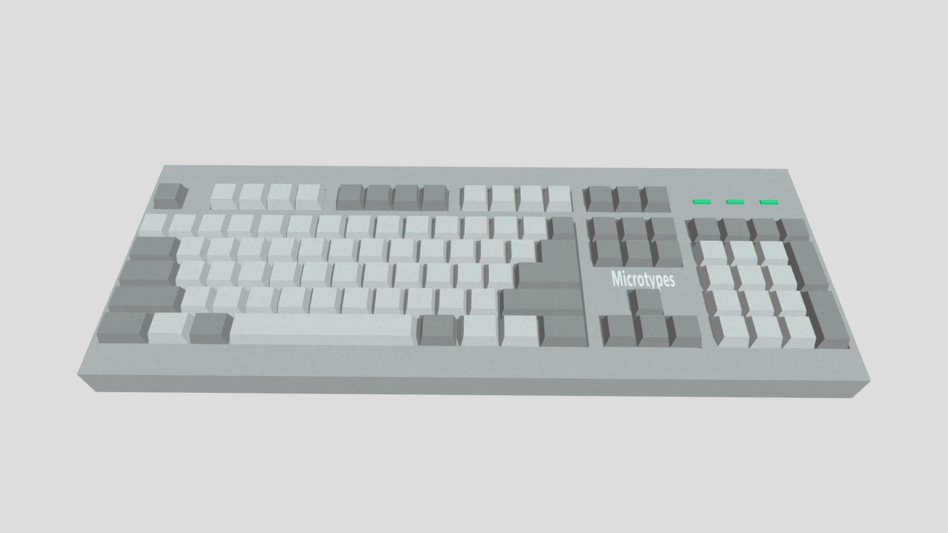 Keyboard - 3D model by flaris2k (@flaris55) [241828e] - Sketchfab