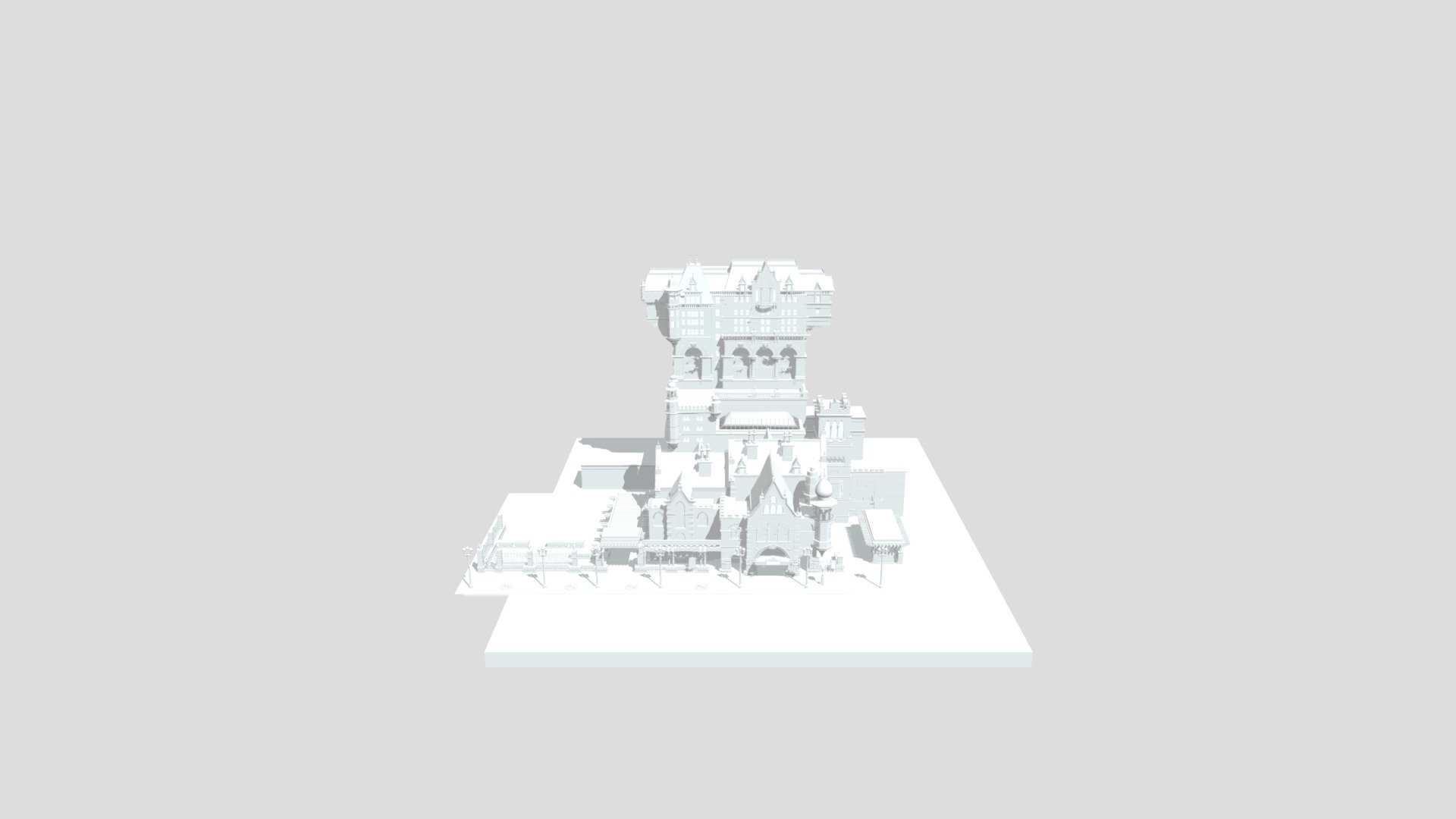 Tower of Terror_Tokyo Disneysea - 3D model by Blnae_ [2418bdd] - Sketchfab