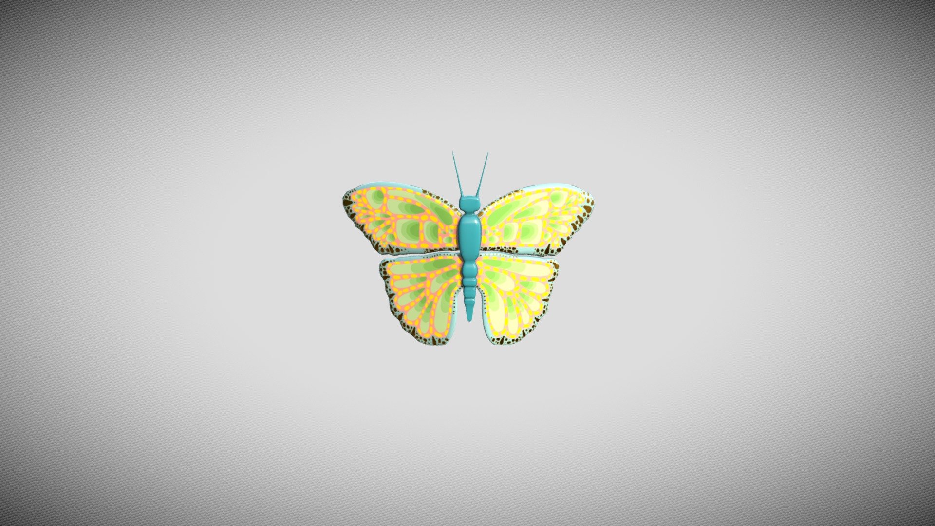 Butterfly - 3D model by goar.e [241a4f0] - Sketchfab