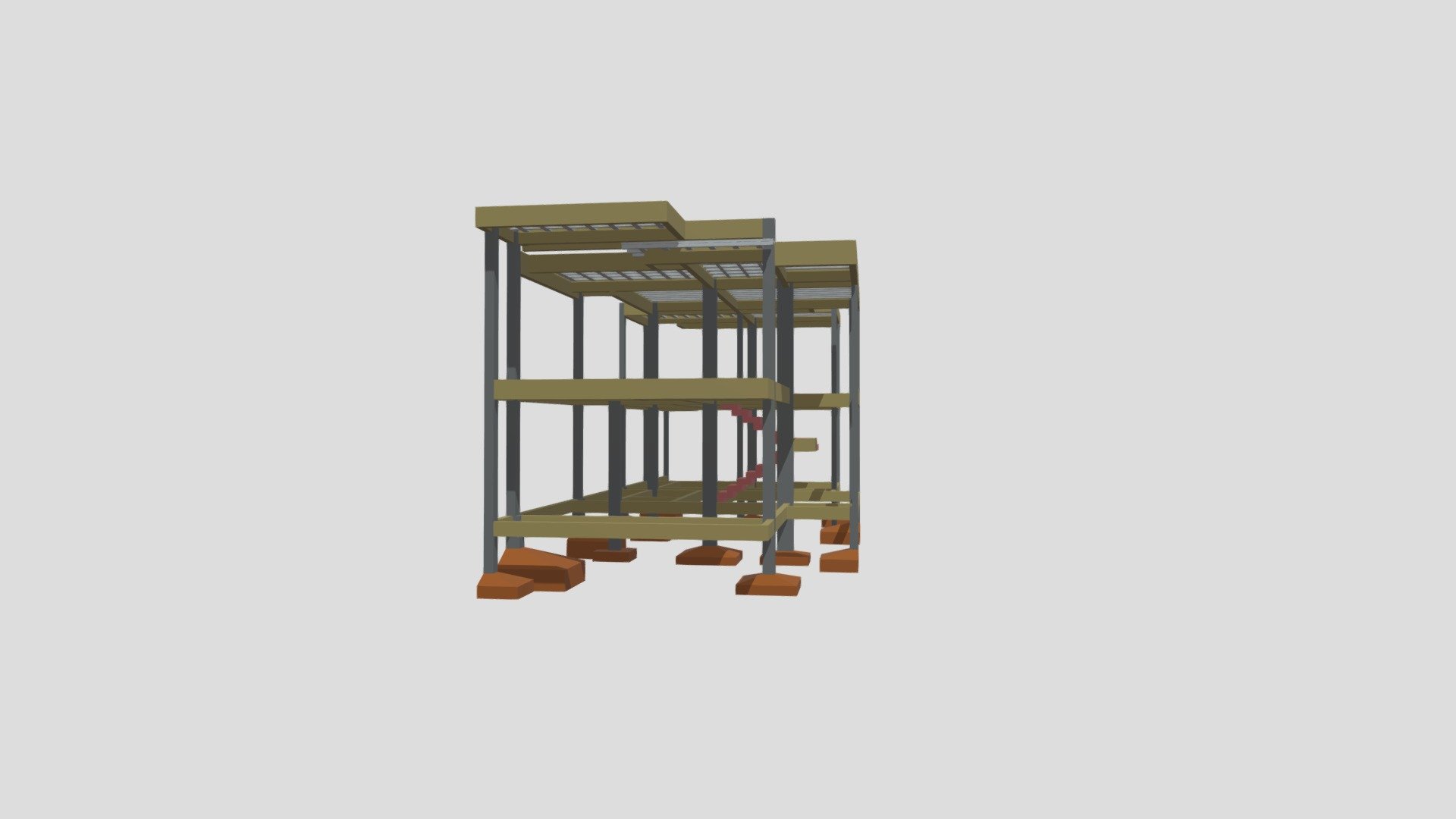 3D Estrutural Leandro - 3D model by ivocotrim17 [241b4c5] - Sketchfab