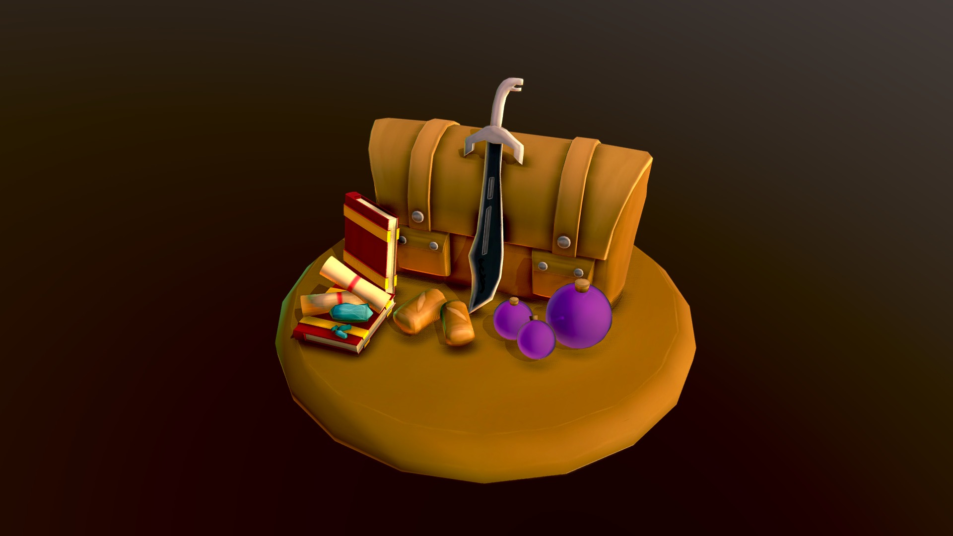 Fantasy Adventure Bag - 3D model by Infinite3DXP [241c4cf] - Sketchfab
