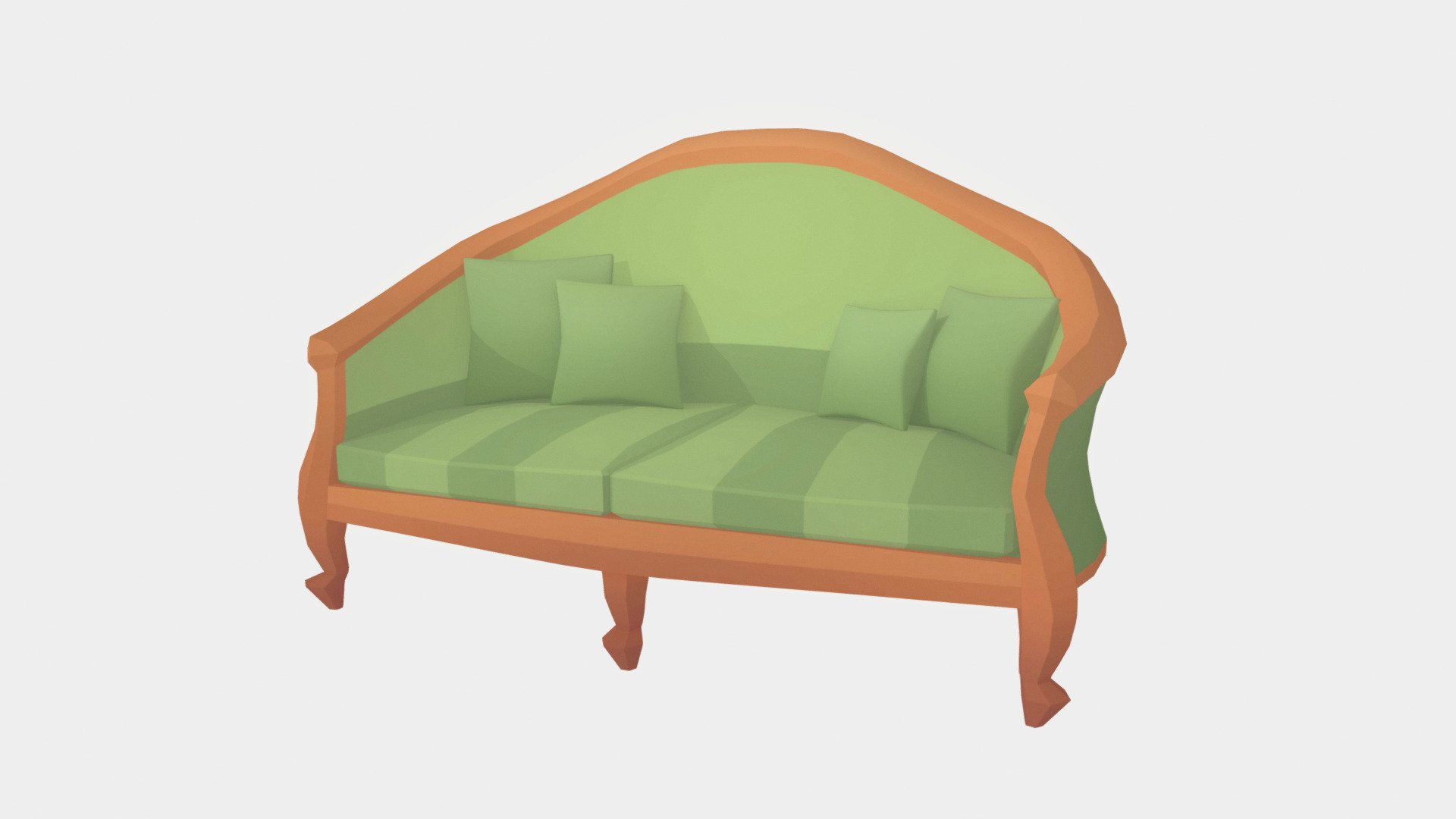 Stylized Couch - 3D model by SpaceSheep (@suspiciousspacesheep ...