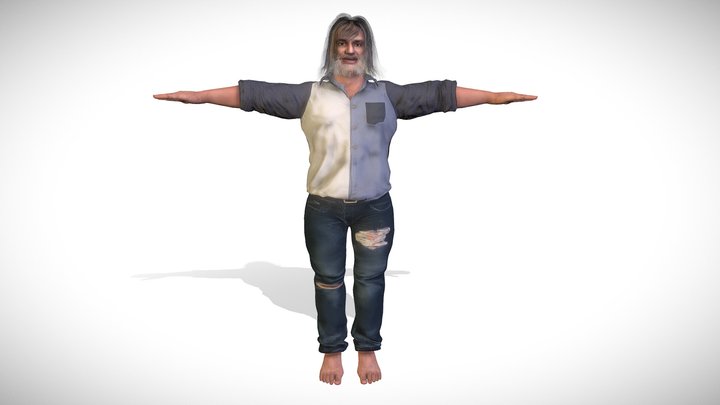 Homeless-man 3D models - Sketchfab