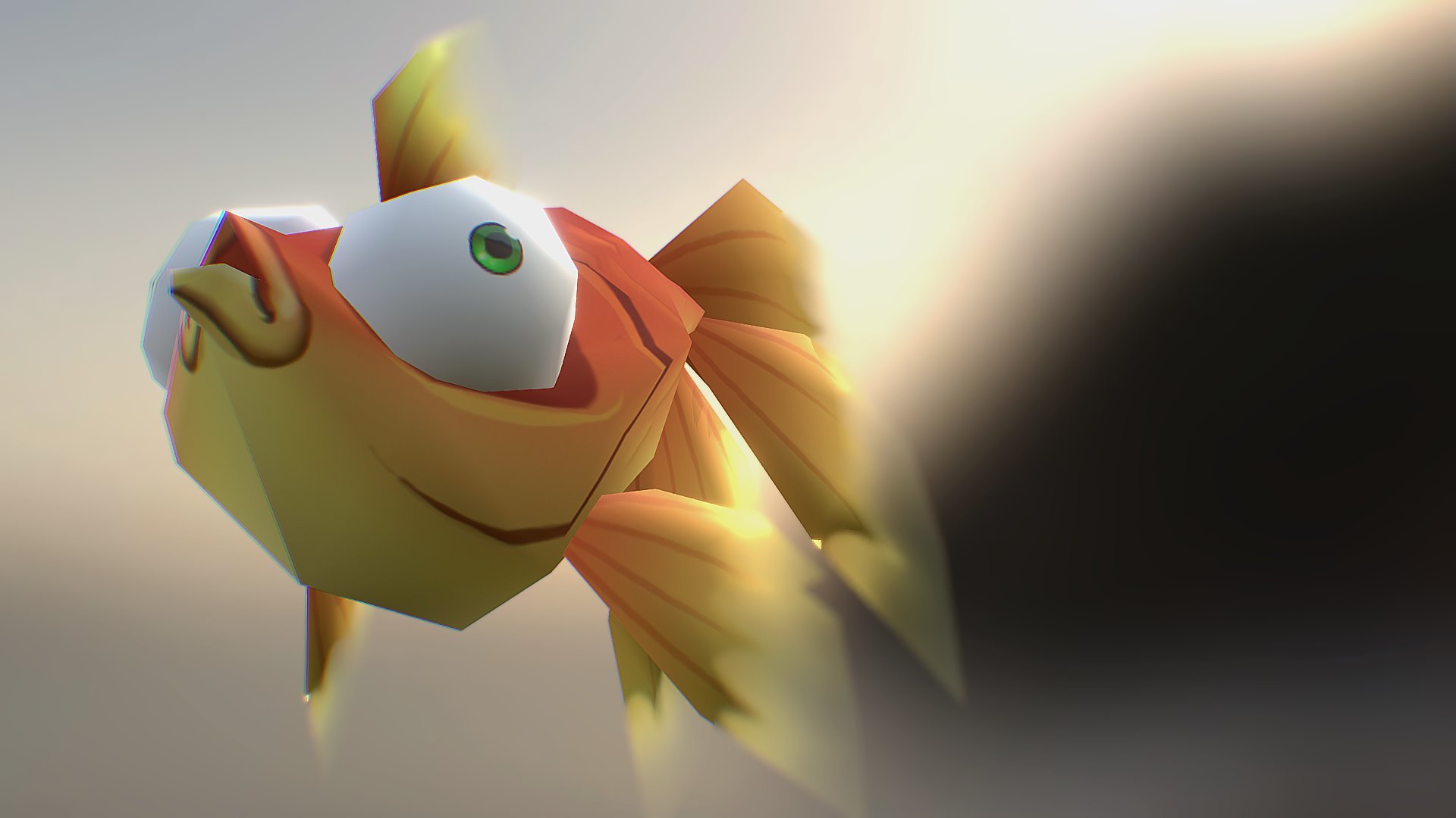 Goldfish - 3D model by Biin Le (@BiinLe) [241f249] - Sketchfab