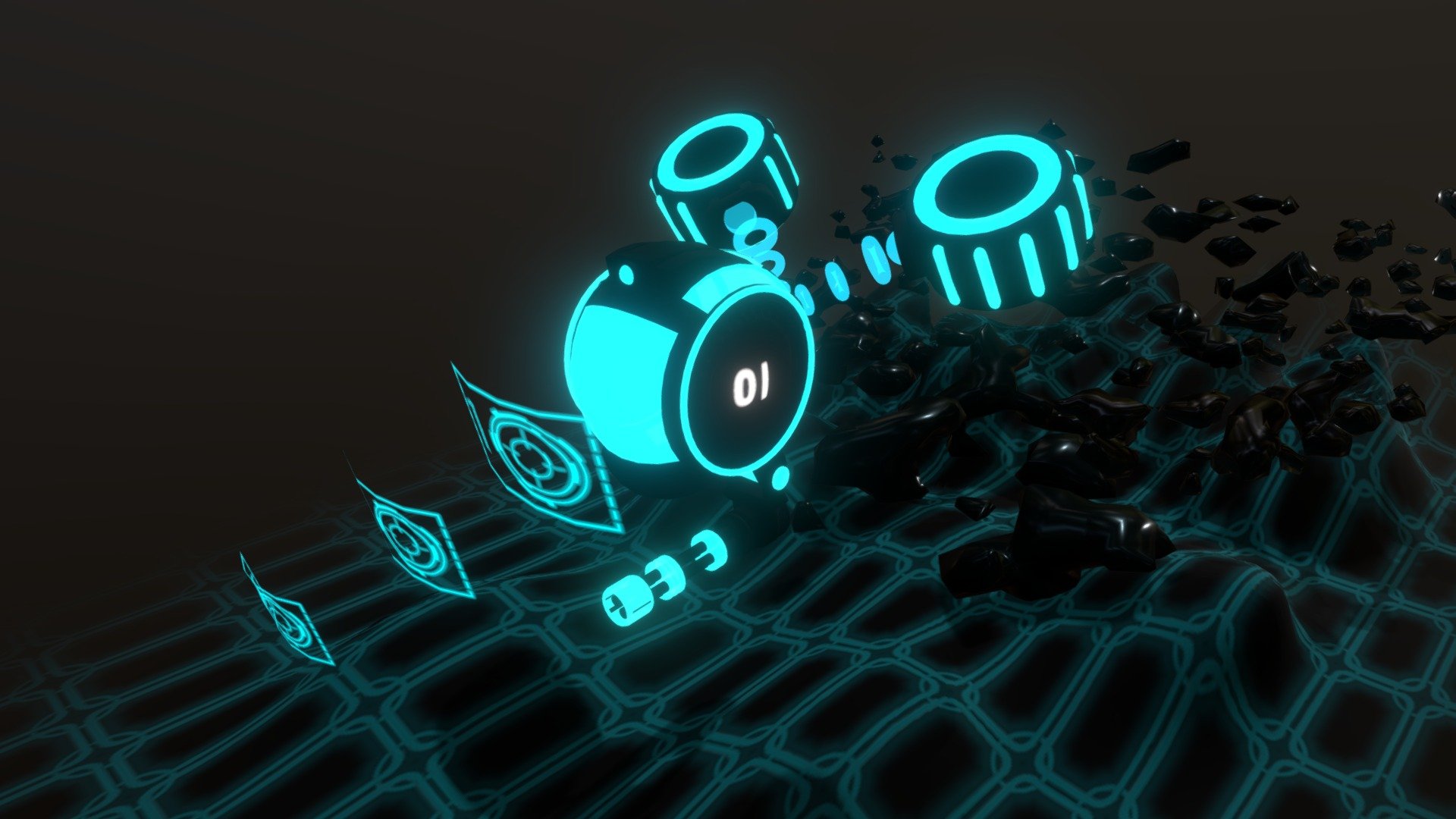 Tron Drone (Johnny Rumeliotis) - Download Free 3D model by ...