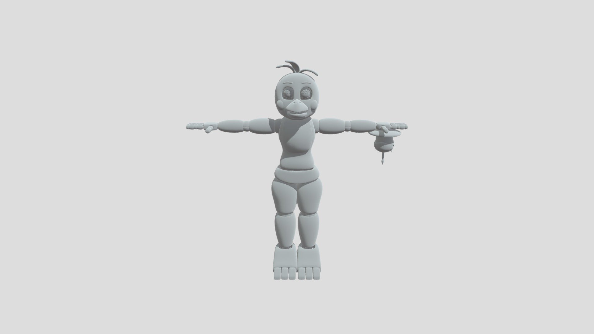 Stylized Toy Chica - Download Free 3D model by 🍕 | Swizzie's | 🍕 ...