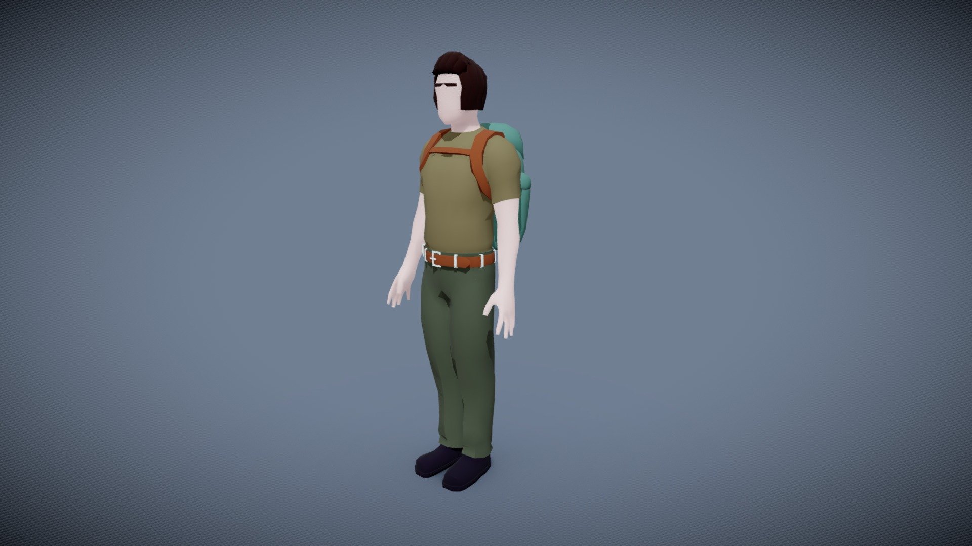 HIKER MAN BASE CHARACTER - Buy Royalty Free 3D model by TankStorm ...