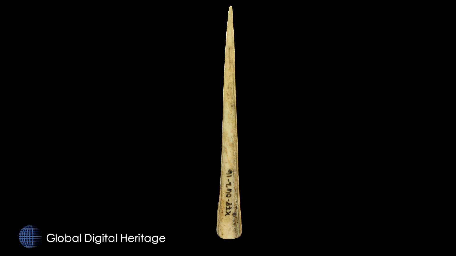 XFP-062 Bird bone awl, Sanak Island, Alaska - Download Free 3D model by ...