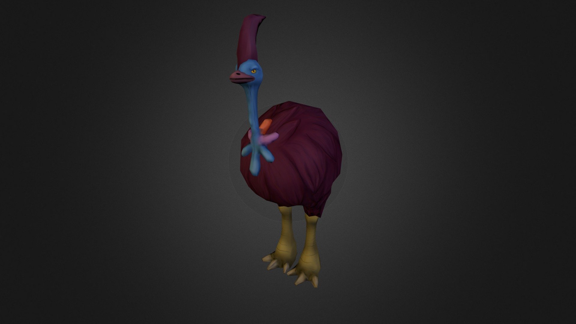Cassowary - 3D model by GustavoPinedo [2427cfc] - Sketchfab