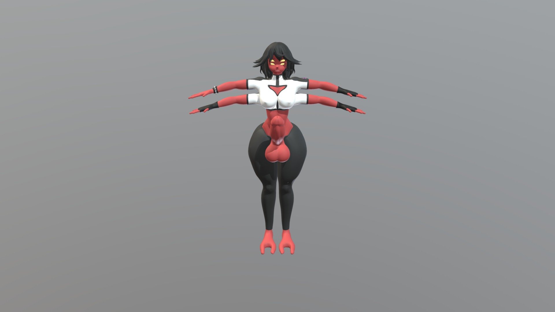 Four Arms-Futanari Tomboy Chaquetrix Ben 10 - Download Free 3D model by SsnomAlyy [2427d63 ...