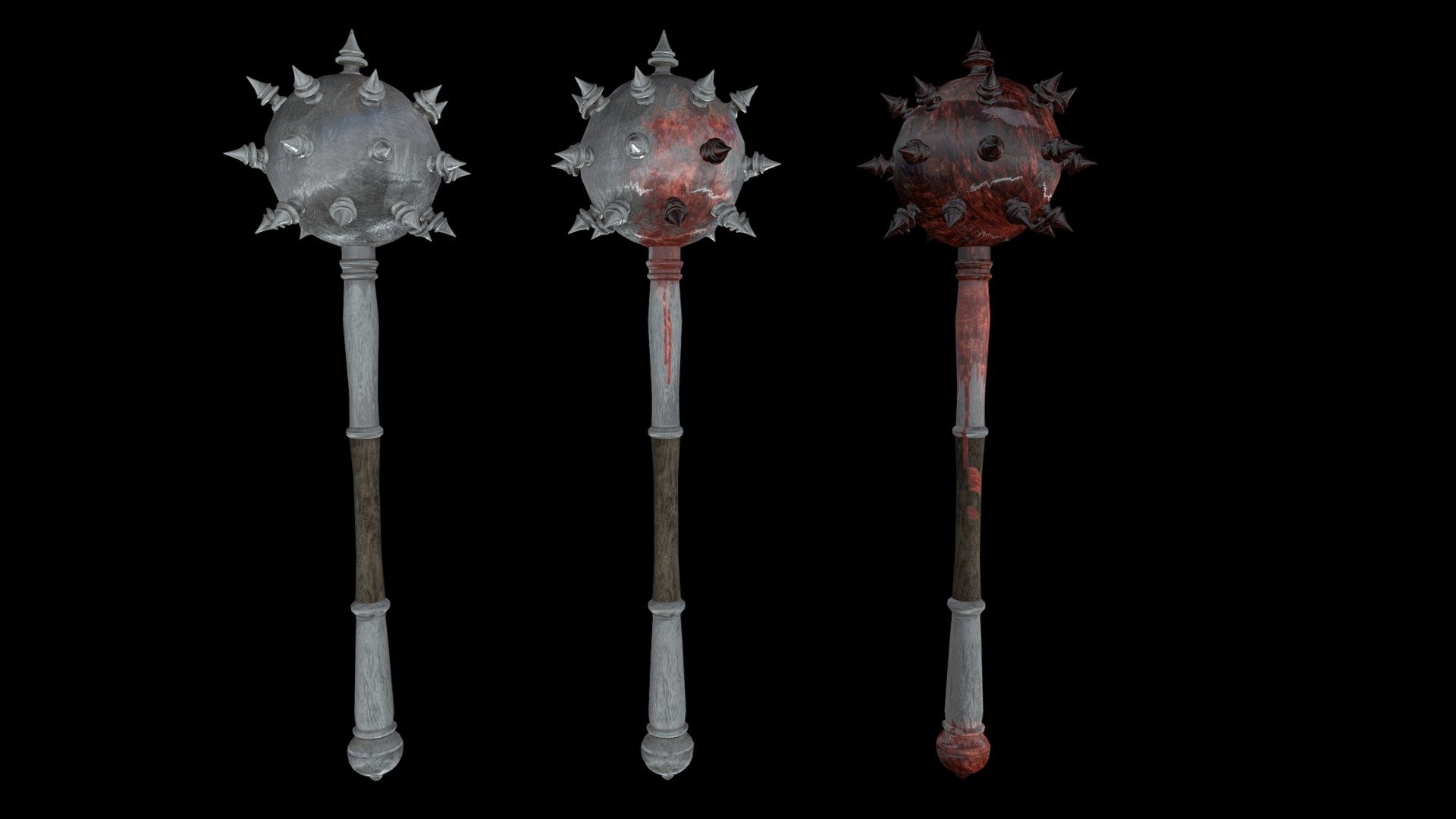 Mace Melee Weapon Collection - Buy Royalty Free 3D model by K-pax ...