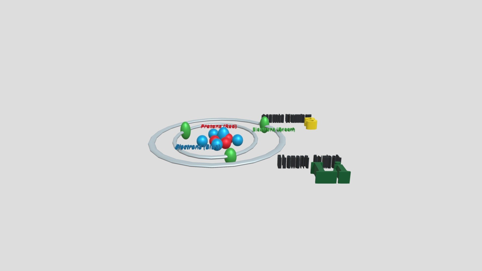 Atomic Model of Lithium - 3D model by jesus231 [24285f0] - Sketchfab