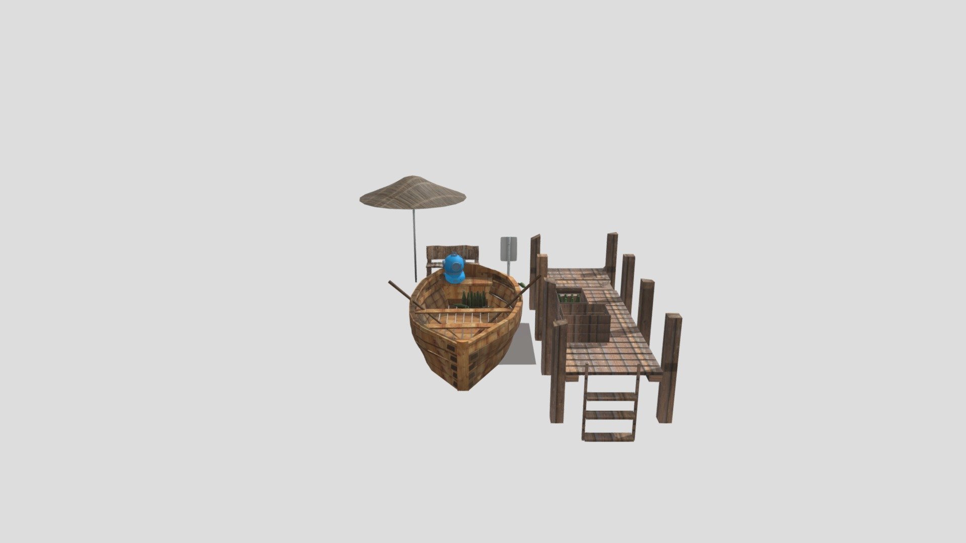 DAE 5 Finished props - By the ocean - 3D model by Daniel Rieger ...