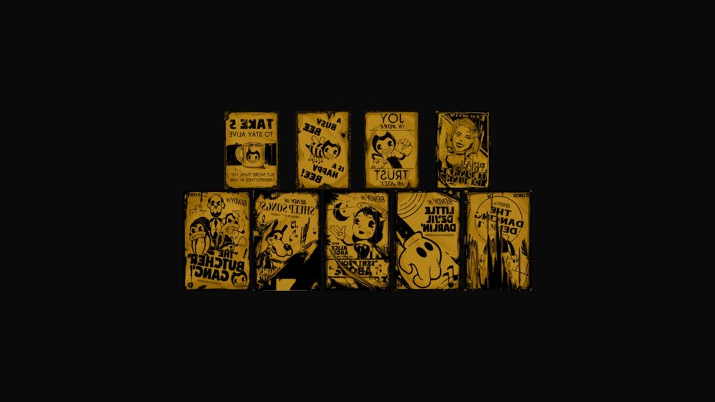 Bendy - A 3D model collection by TheFrozenGlacier - Sketchfab
