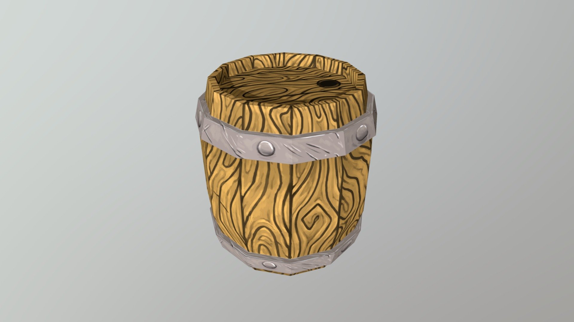 Basic Barrel - 3D model by Alyssa Read (@AlyssaRead) [242ce5a] - Sketchfab