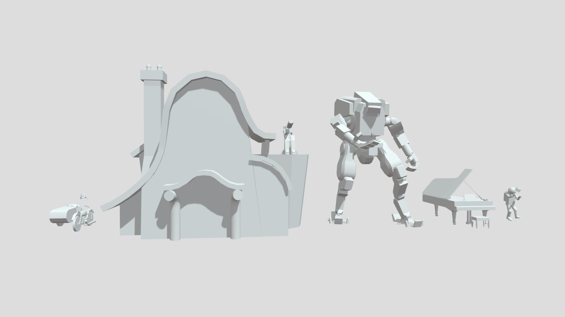 Blocking - 3D model by Shakhterka [242f6e8] - Sketchfab