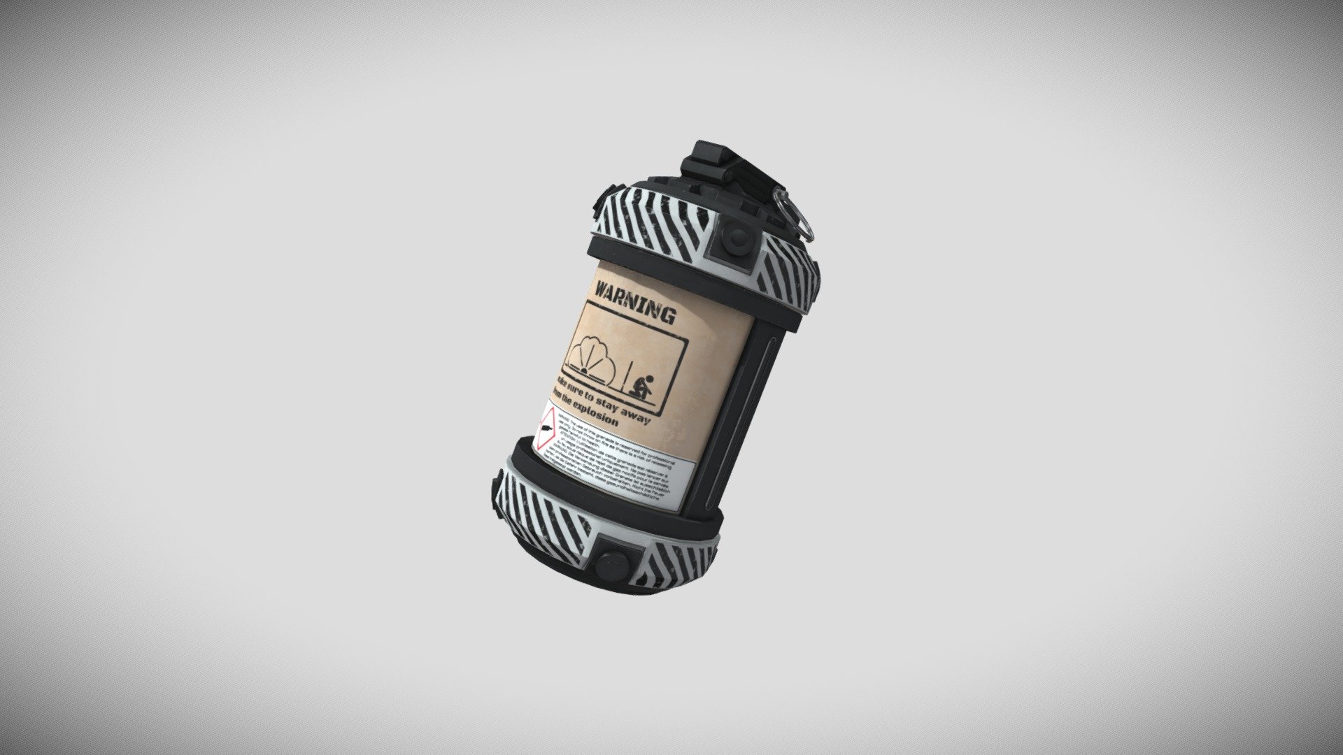 Firefighter futuristic grenade 02 - 3D model by lucas_aubourg (@lucas ...