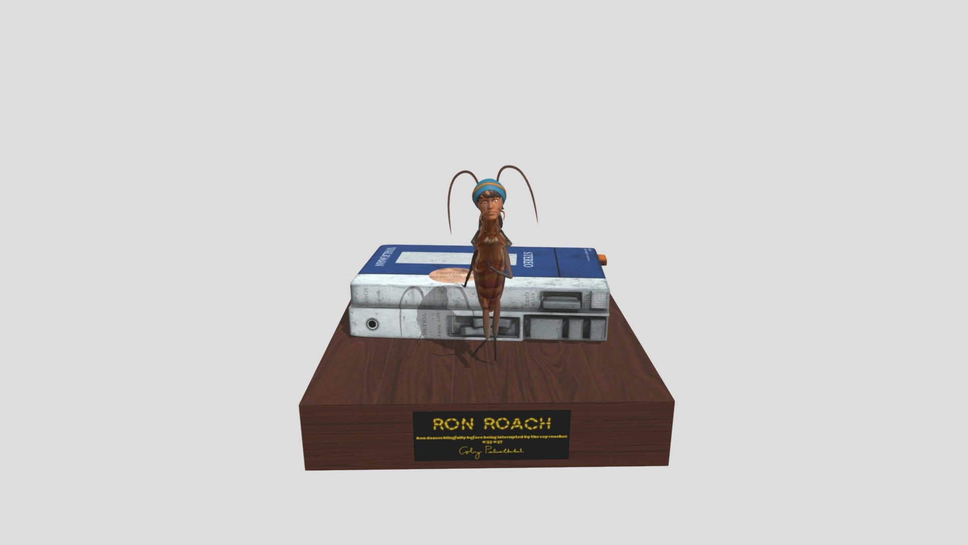 Ron Roach NFT #1 - 3D model by CobyPal (@cobyp) [2432136] - Sketchfab