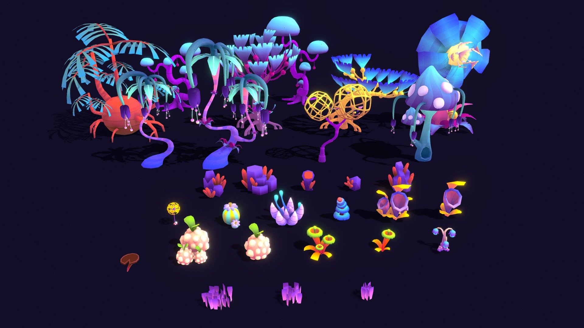 Stylize Nature Pack 03 - Buy Royalty Free 3D model by LowPolyBoy ...