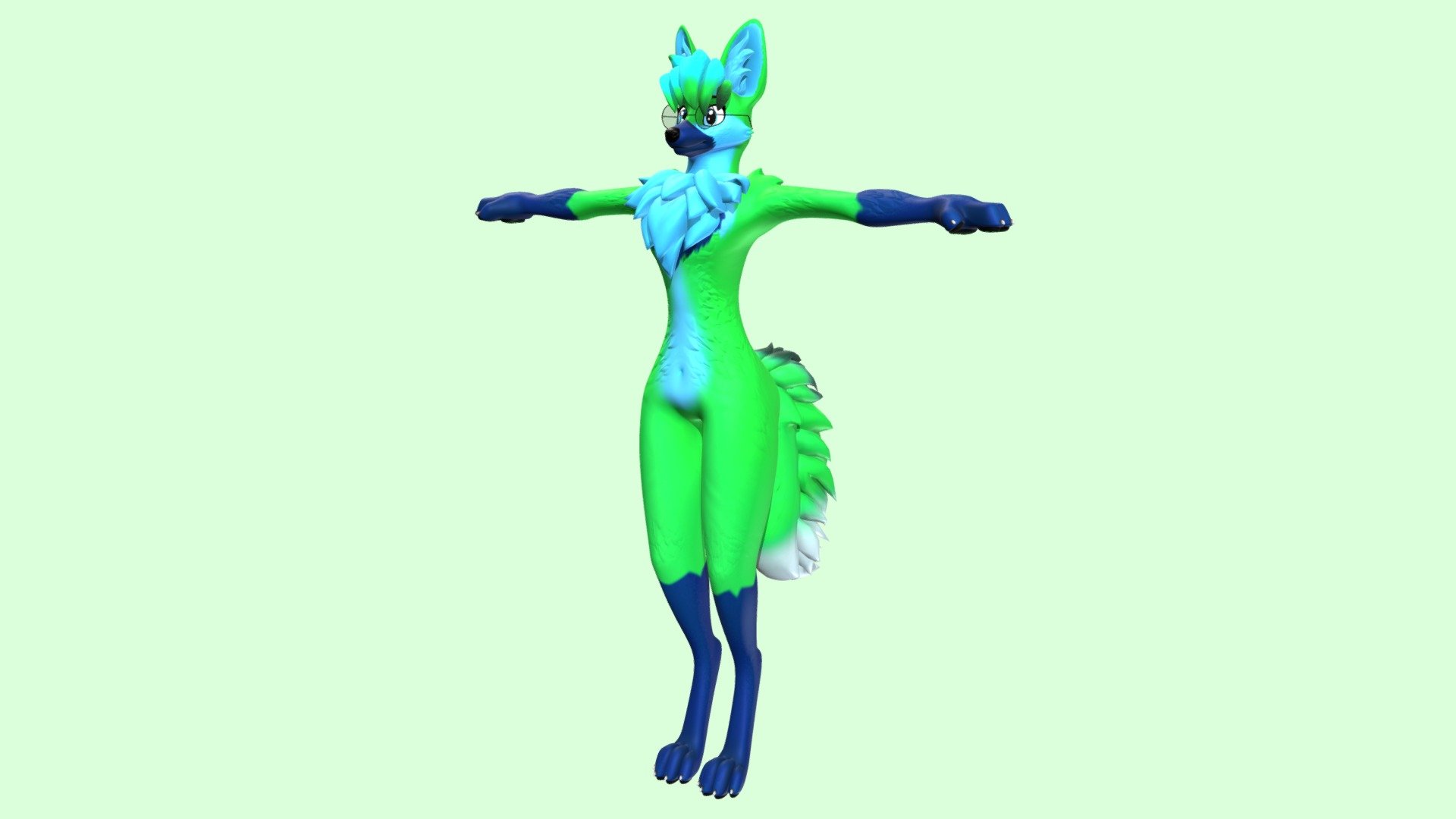 Maned Wolf - VRChat & VTuber Avatar - 3D model by Zab (@lixyco) [243454b] - Sketchfab