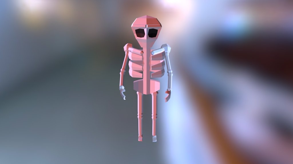 Low Poly Skeleton - 3D model by Jake Selby (@selbatrose) [2435cb9 ...