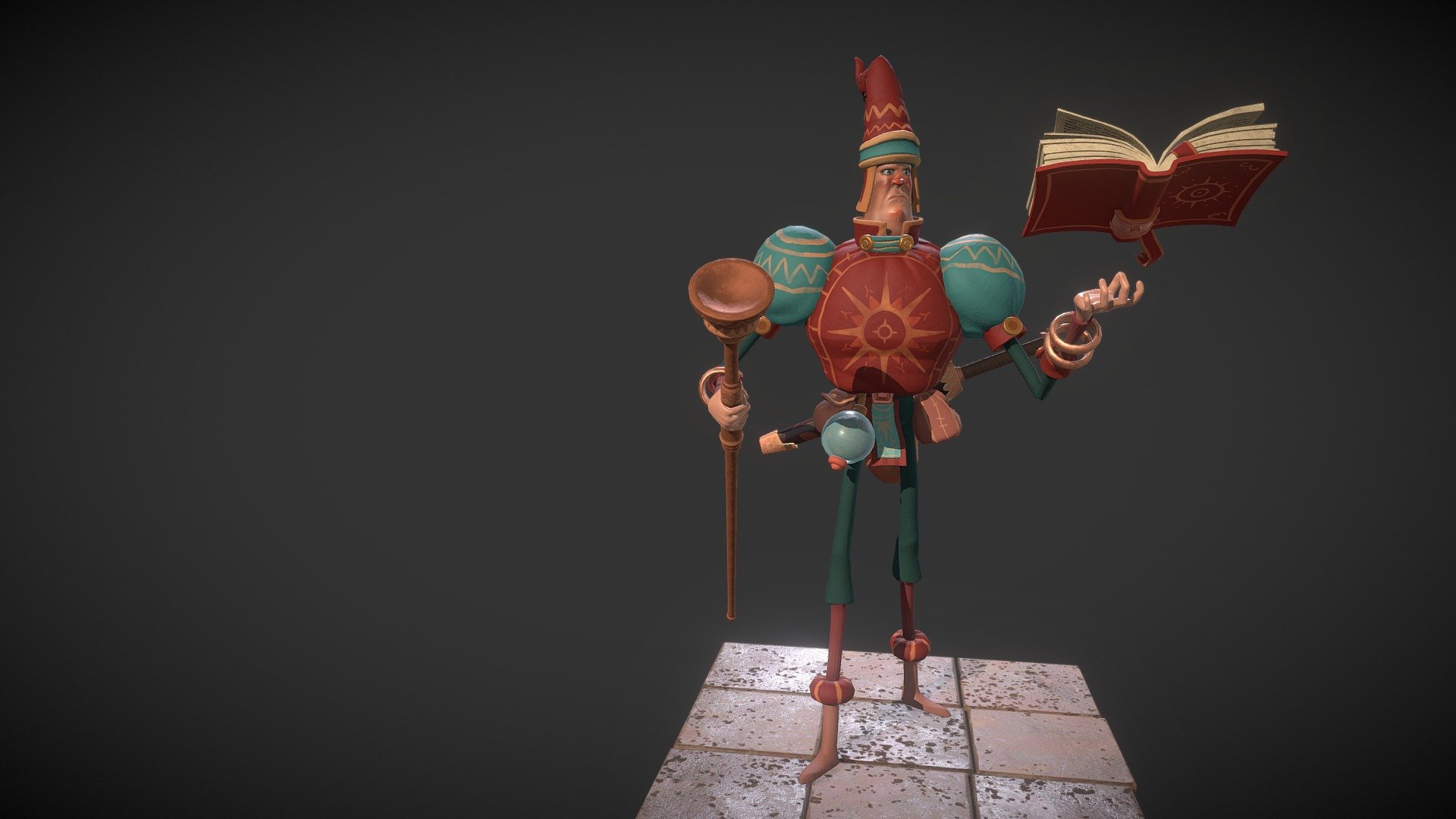 Wizard - 3D model by nickobrien94 [24367b9] - Sketchfab