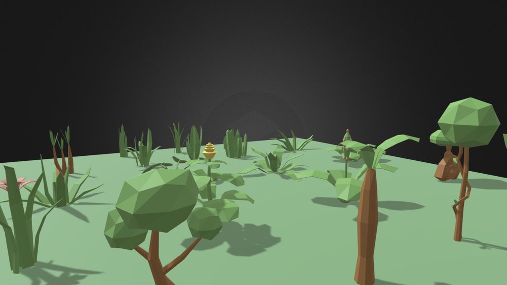 low poly 场景 - A 3D model collection by mangogogogogogogo (@mangoliam ...