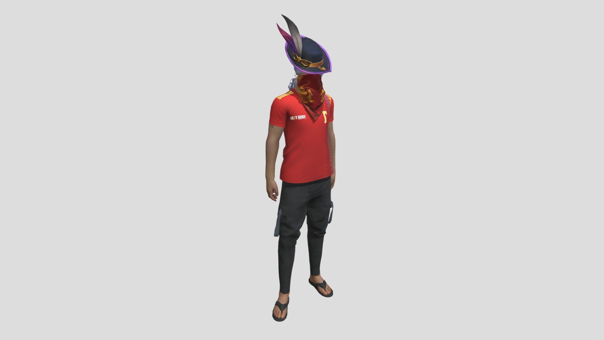 Free Fire 3d Model - Download Free 3D model by Free Fire Model By ...