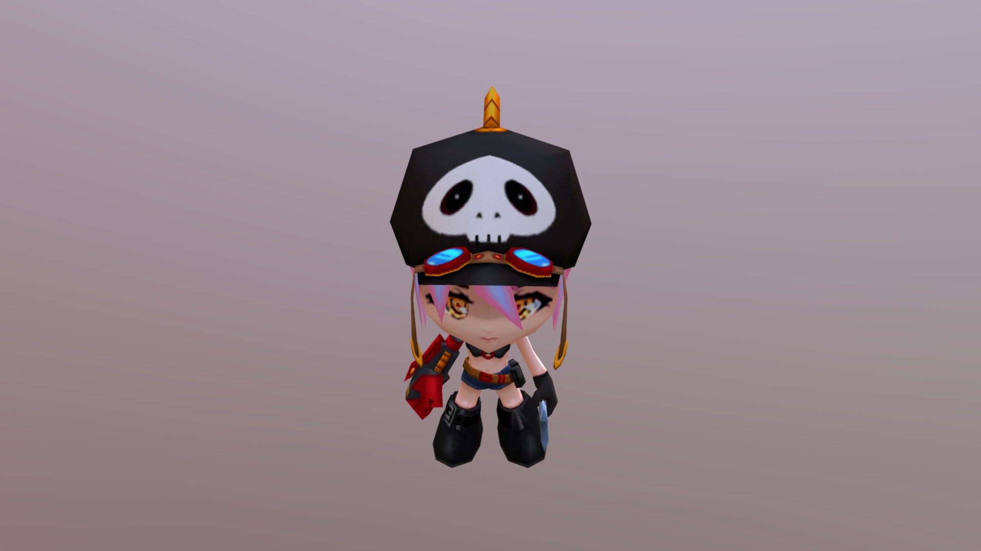 Bomb Girl - 3D model by tonyshu [2437369] - Sketchfab