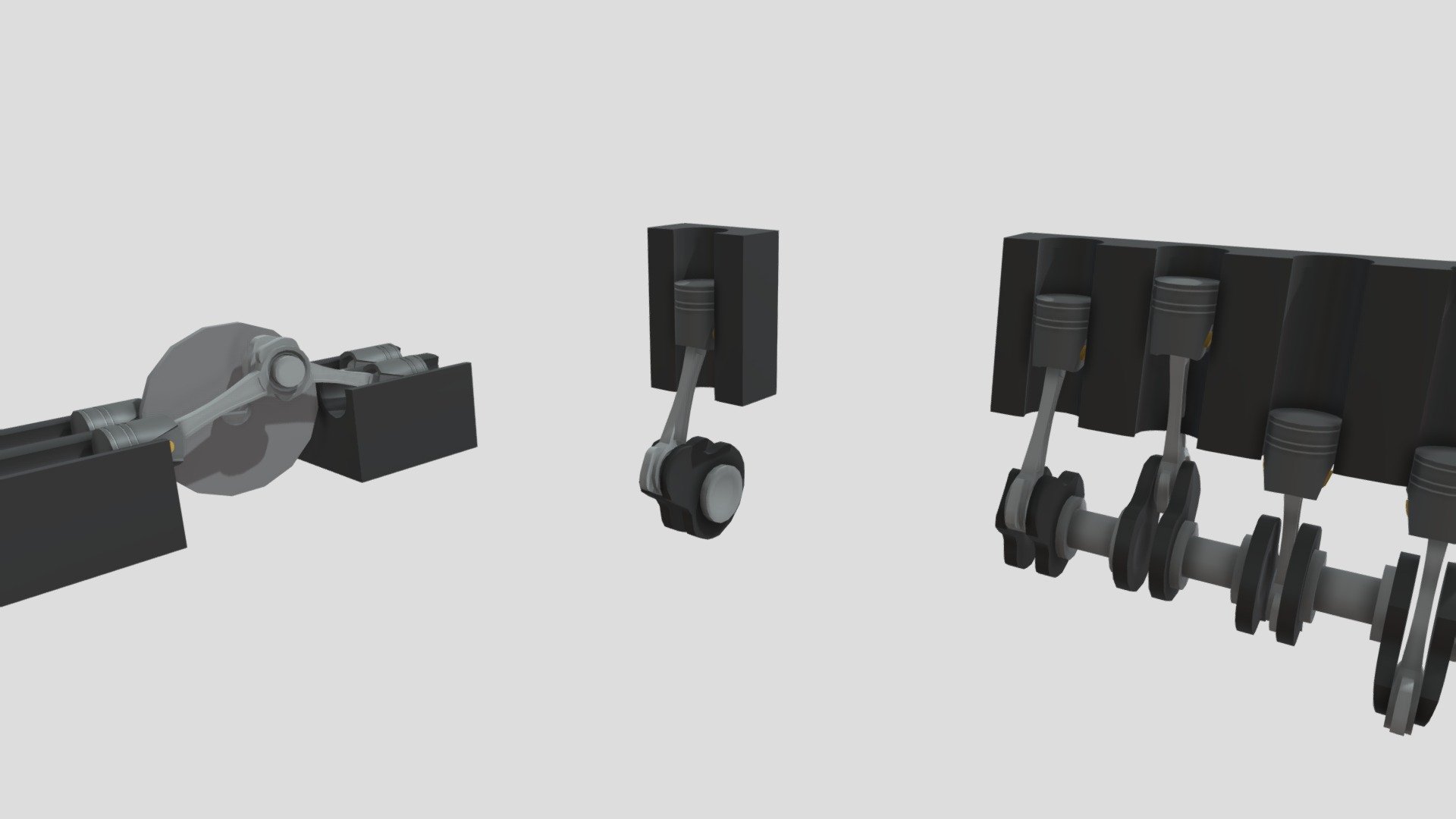 Low-poly animated engines - Download Free 3D model by Savalon [243837f ...