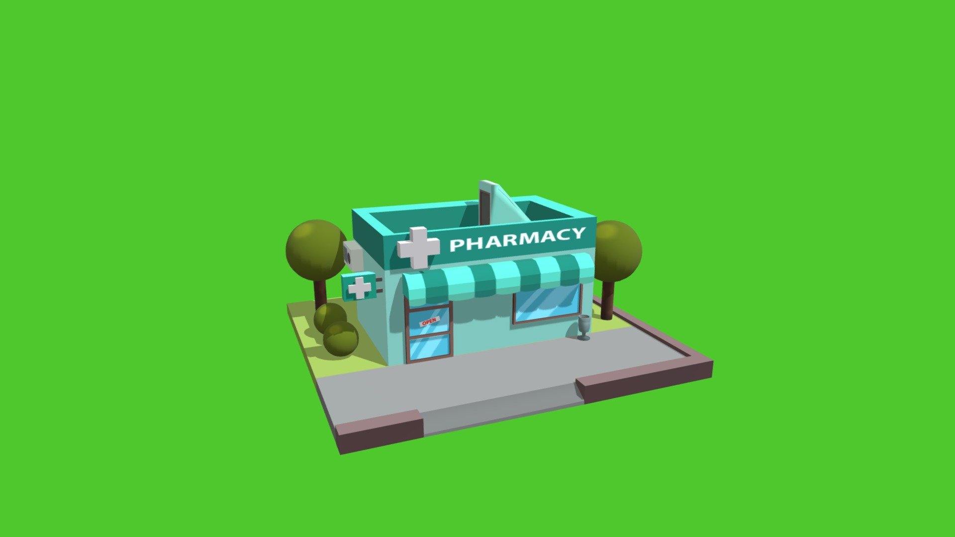 isometric_pharmacy - Download Free 3D model by tech.service.allwe ...