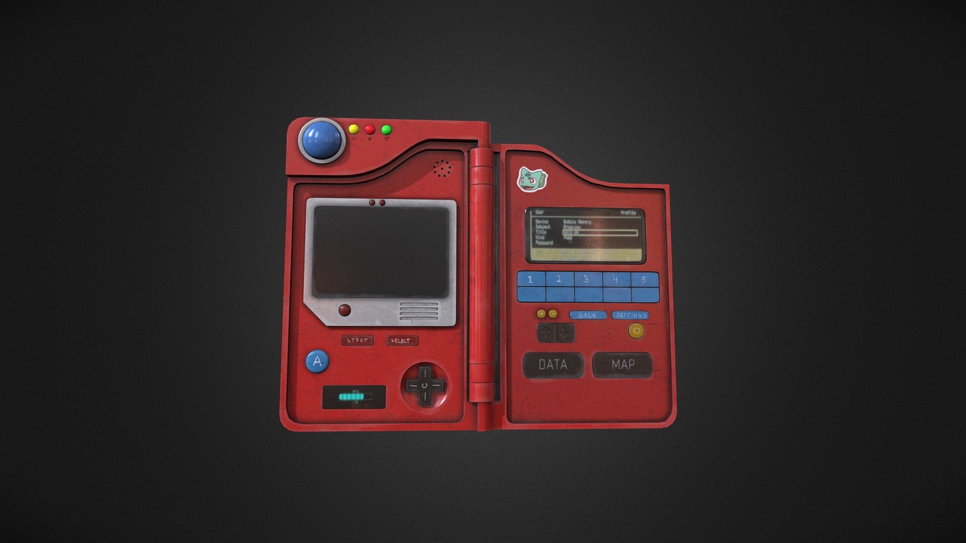 Pokédex Electronic Device - Download Free 3D model by esaiag [243a635] - Sketchfab
