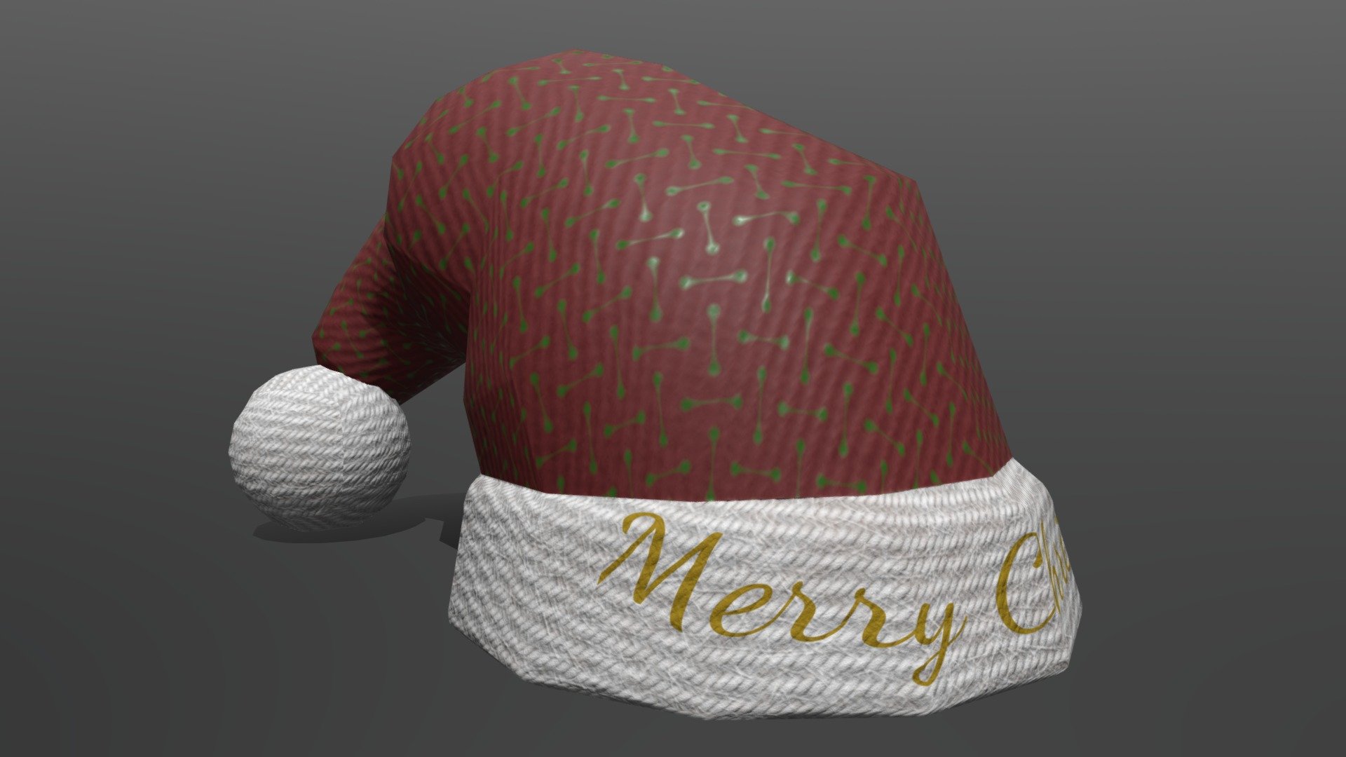 santa hat - 3D model by wooooopu [243becb] - Sketchfab