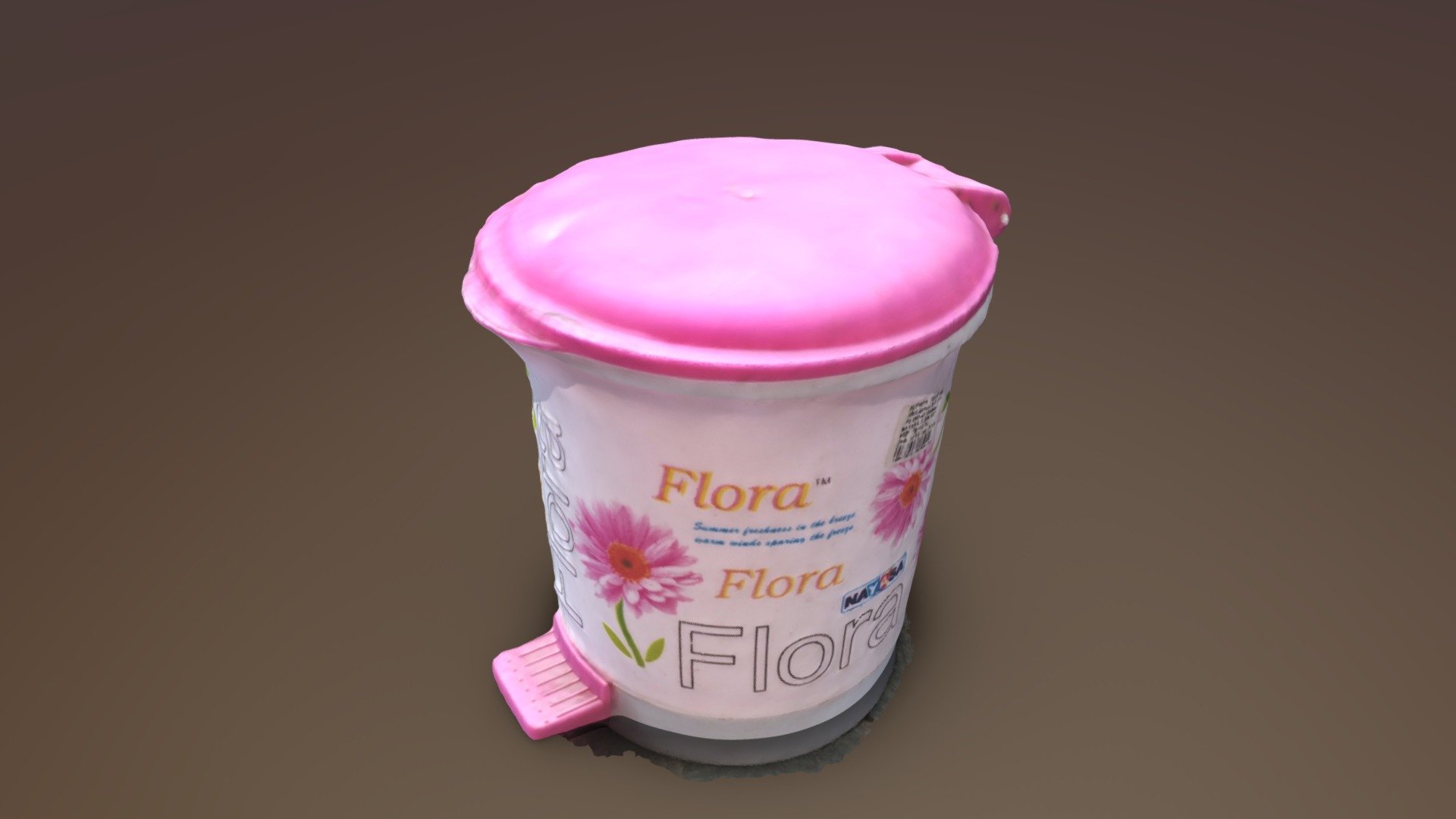 Flora Kitchen Dustbin - Download Free 3D model by Shyam Barange (@shyam ...