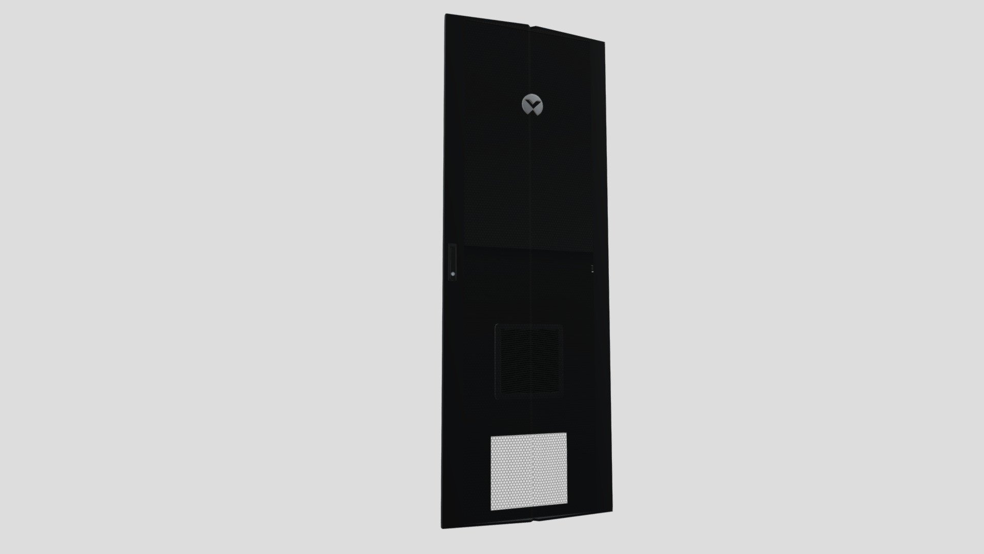 VRCS Front panel 48Ux800_sc - 3D model by Vertiv [243de8e] - Sketchfab