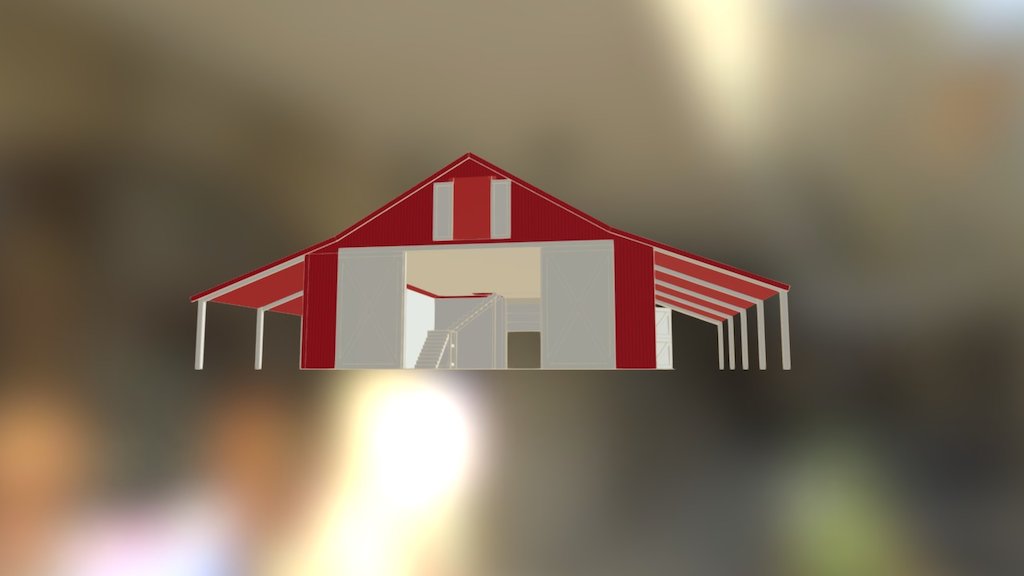 Barn - 3D model by dscott [24403b8] - Sketchfab