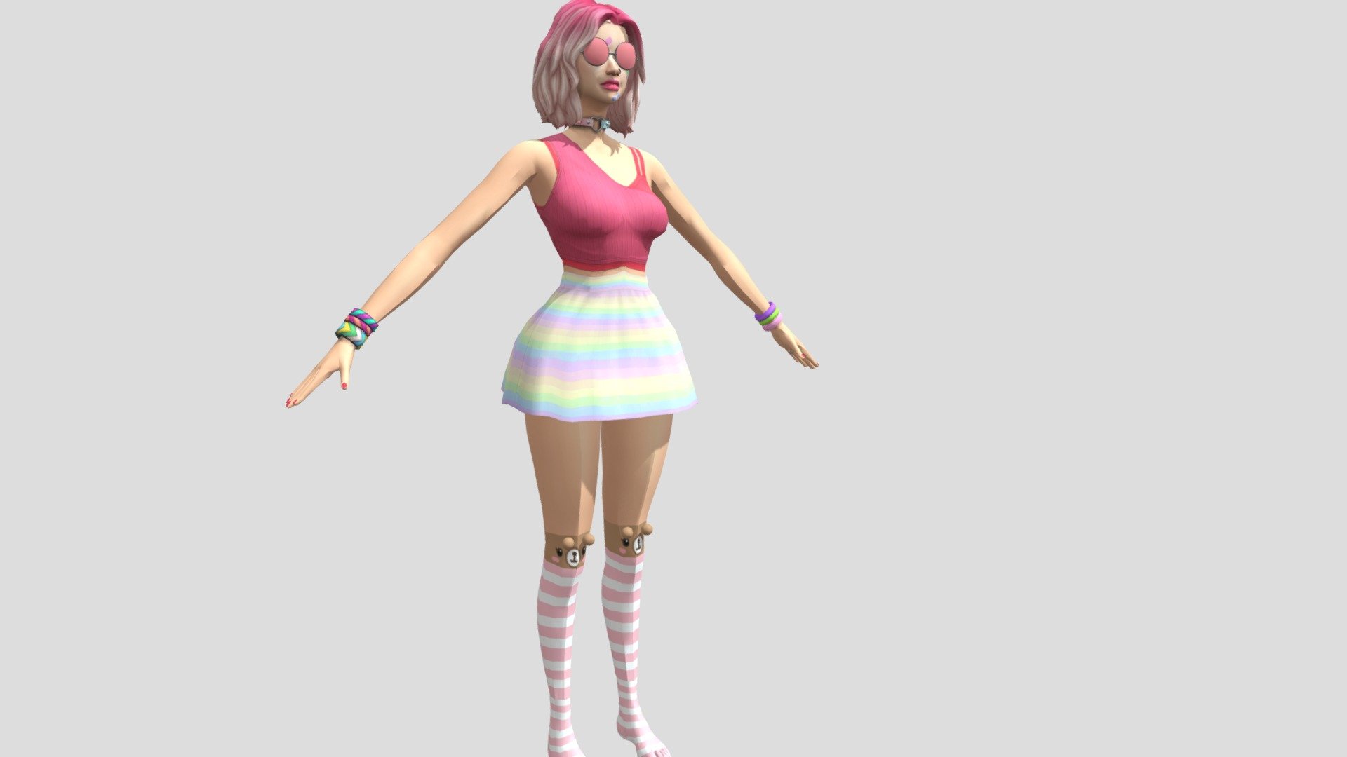 E-girl uwu - Download Free 3D model by estepato [24417f8] - Sketchfab