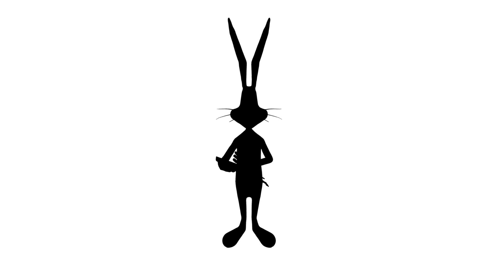 2283 Dubois Yann Silhouette Bugs Bunny - Download Free 3D model by ...