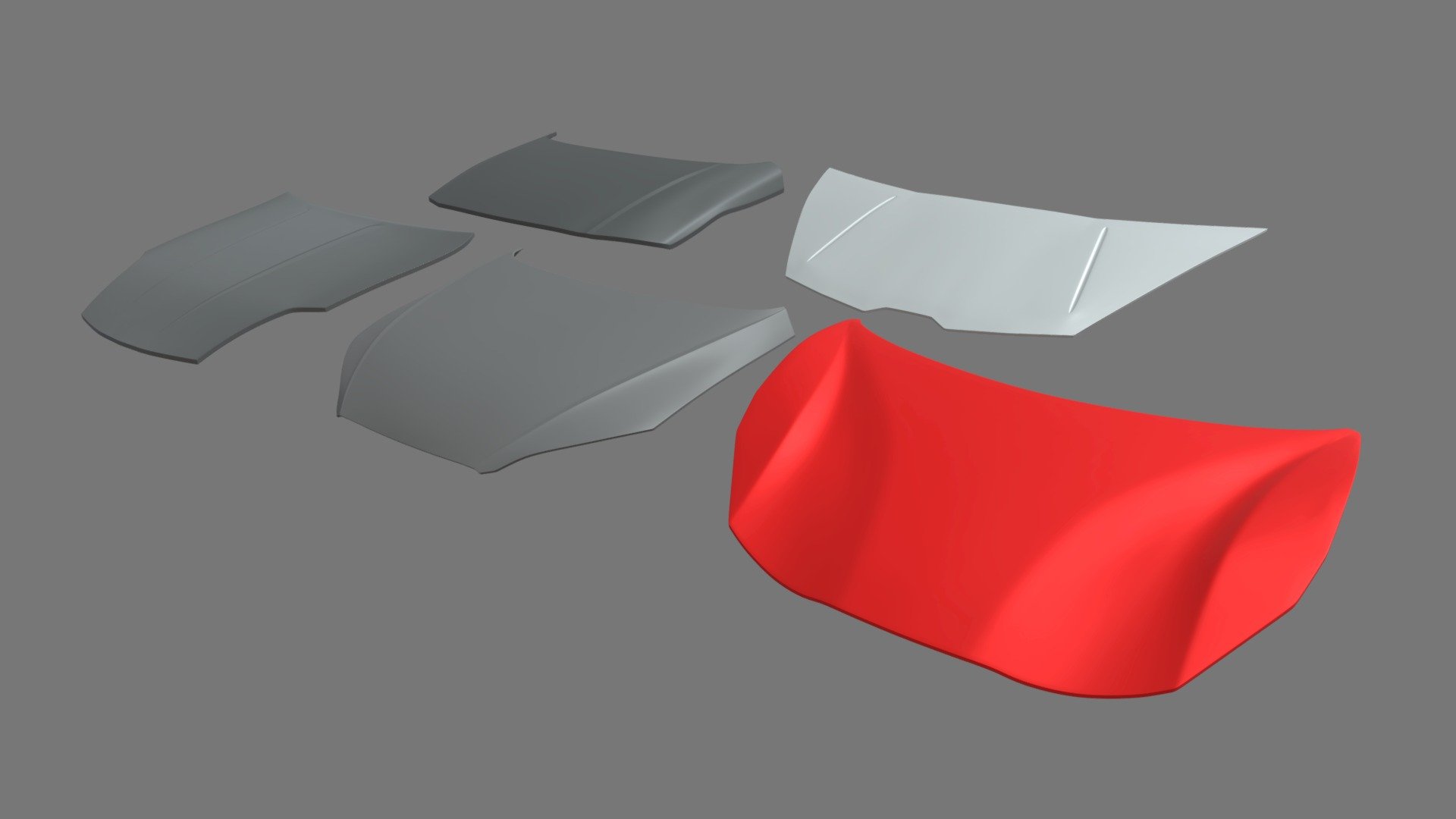 Car Bonnet Pack 01 - Buy Royalty Free 3D model by ViperJr3D [2447a5b ...